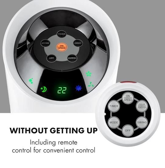 Klarstein Skyscraper Ice 4-in-1 Air Cooler Fan Humidifier - Homeware ...